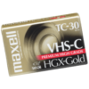 Fita Mini VHS-C TC30 Maxell HGX-Gold Premium High 30 Minutos de ...