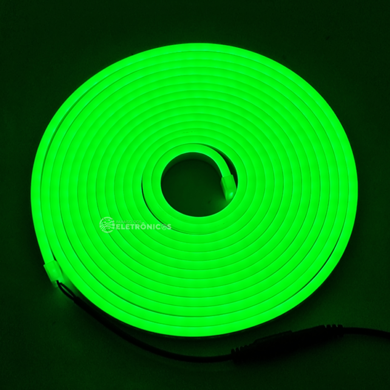 Fita Neon LED 2835 Flexível 5 Metros Alta Qualidade De Brilho De ...