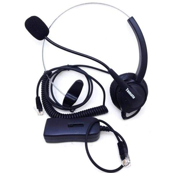 Fone Microfone Headset de Cabeça Rj9 Para Central de Atendimento ...