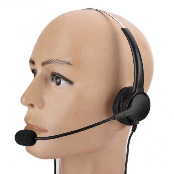 Fone Microfone Headset de Cabeça Rj9 Para Central de Atendimento ...