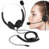 Fone Microfone Headset de Cabeça Rj9 Para Central de Atendimento ...