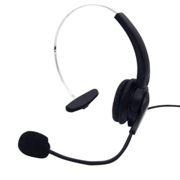 Fone Microfone Headset de Cabeça Rj9 Para Central de Atendimento ...