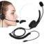 Fone Microfone Headset de Cabeça Rj9 Para Central de Atendimento ...