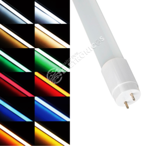 Lâmpada LED Tubular 18w 120cm Bivolt Luz Azul Para Decoração 3772 ...