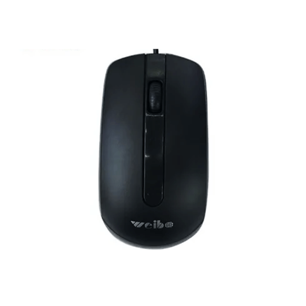 Mouse Óptico Weibo Com 3 Botões Com Fio 1600dpi/2.4GHz USB 3.0 Preto ...