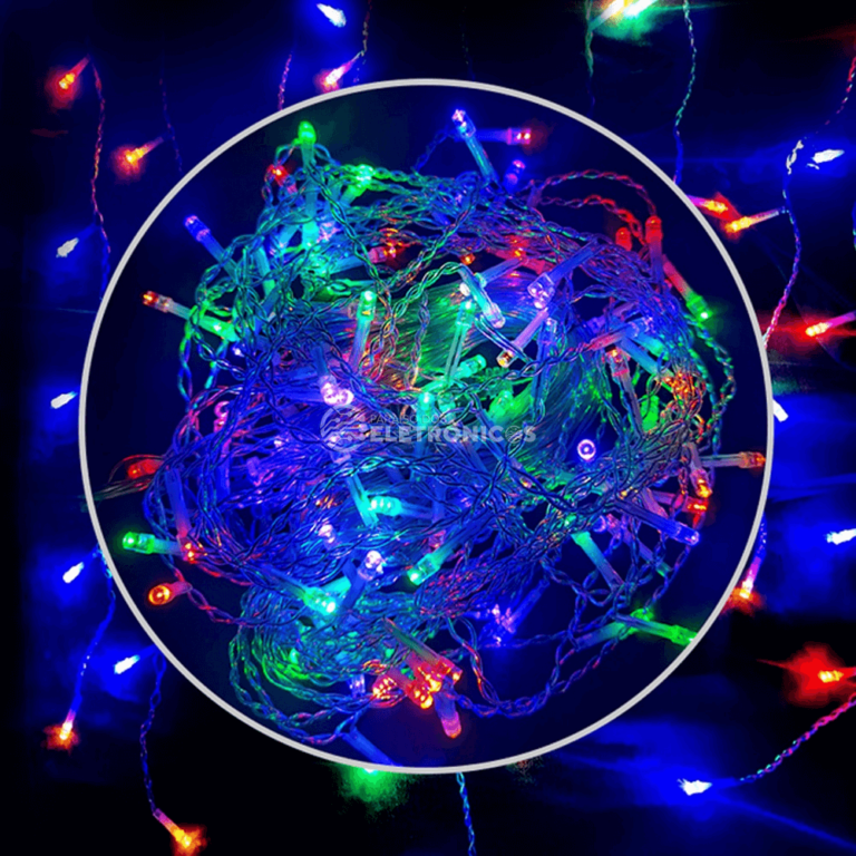 Pisca Pisca Cascata De 400 LEDs Colorido 8 Funções 127v Natal Festa 9 ...