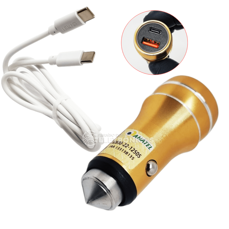 Cabo de Dados e Carga Para Smartphones e Celulares Micro-USB Com 1 ...
