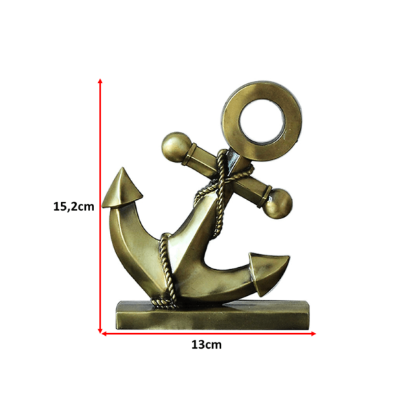 Estátua De Âncora Realista De Ferro Ornamento Decoração 26155 – Paraiso ...